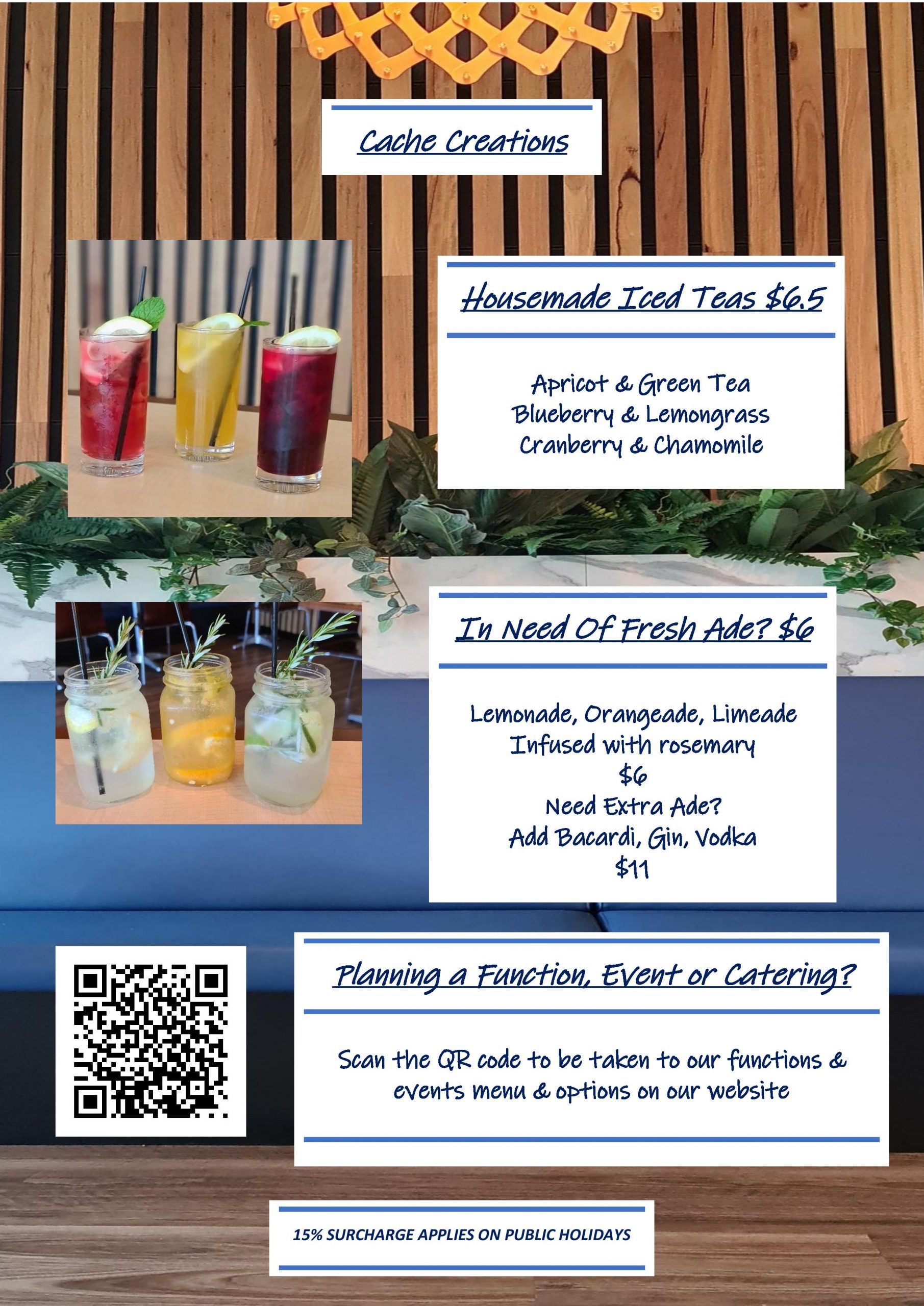 Menu - Wyndham Cache